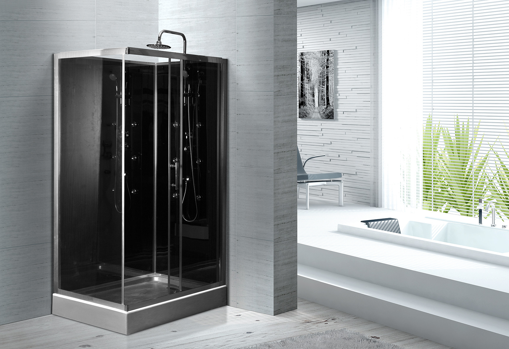 Modular Enclosed Rectangular Shower Cubicles Rectangular Shower Stalls