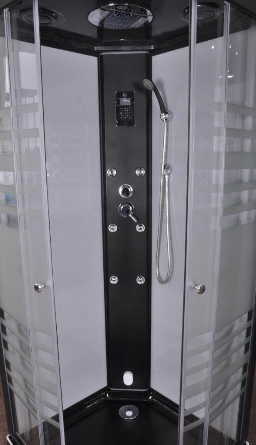 Matt Black Convenient Quadrant Shower Cubicles For Star Rated Hotels ...