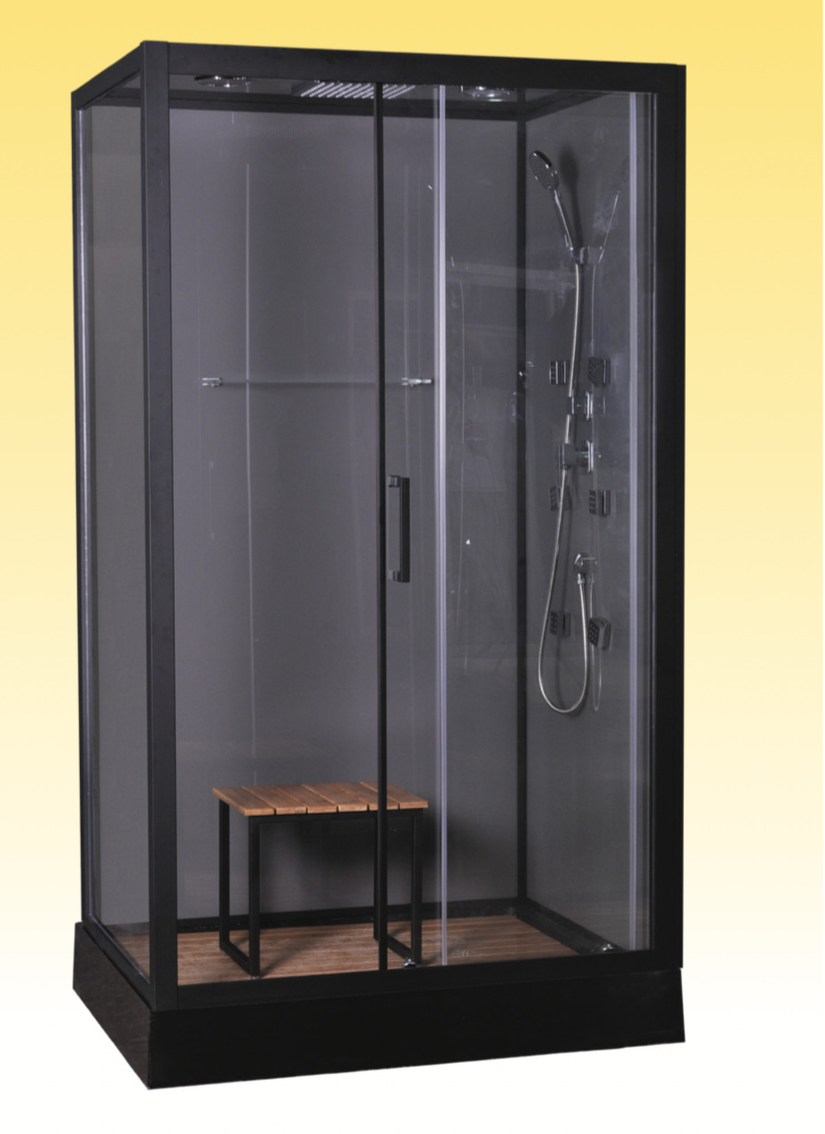 1200x800x2150mm Rectangular Shower Cabins 15 5cm Tray