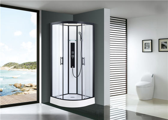 Commercial Quadrant Shower Cubicles , Curved Glass Shower Enclosures